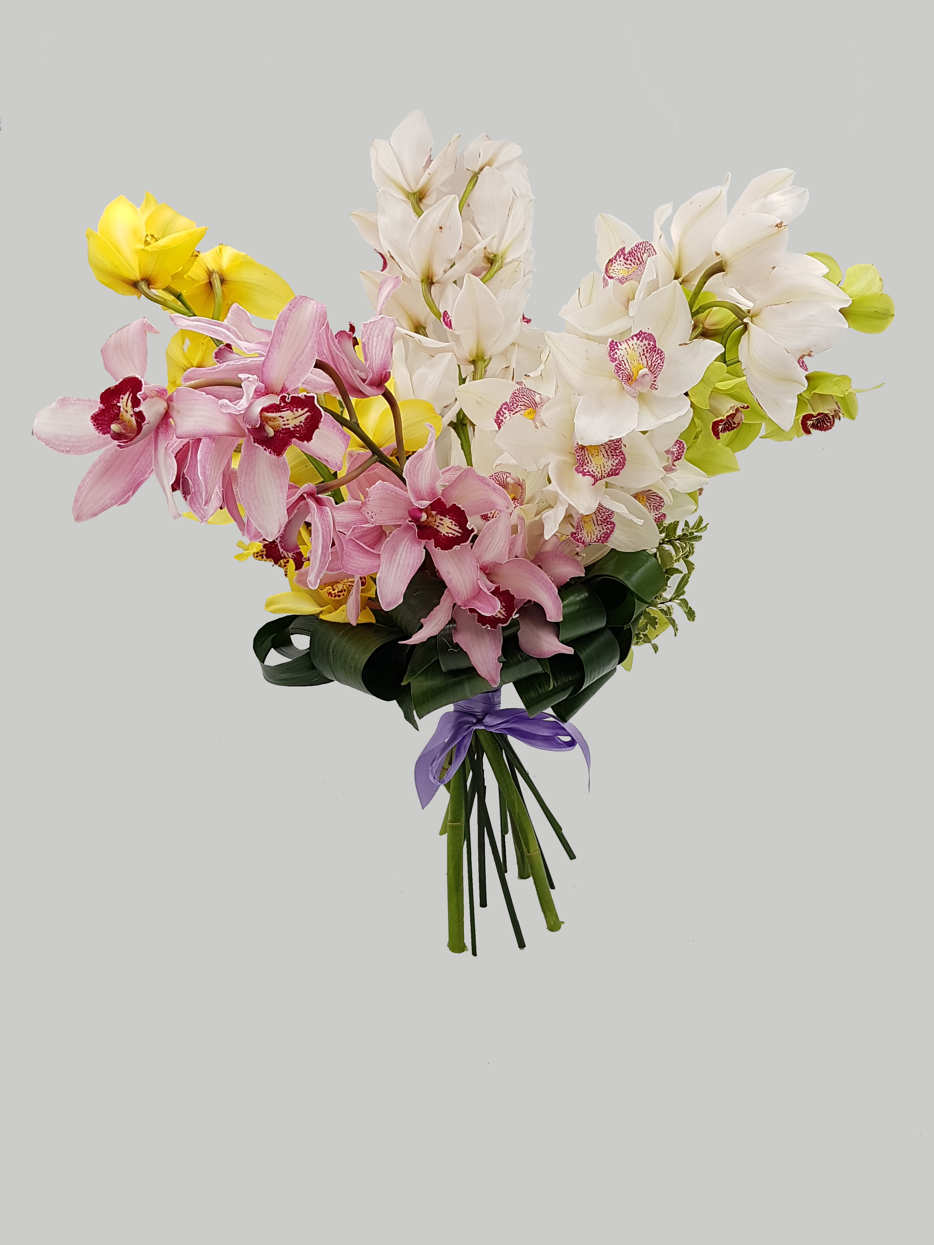 Buchet din 5 orhidee imperiale pentru ocazii speciale