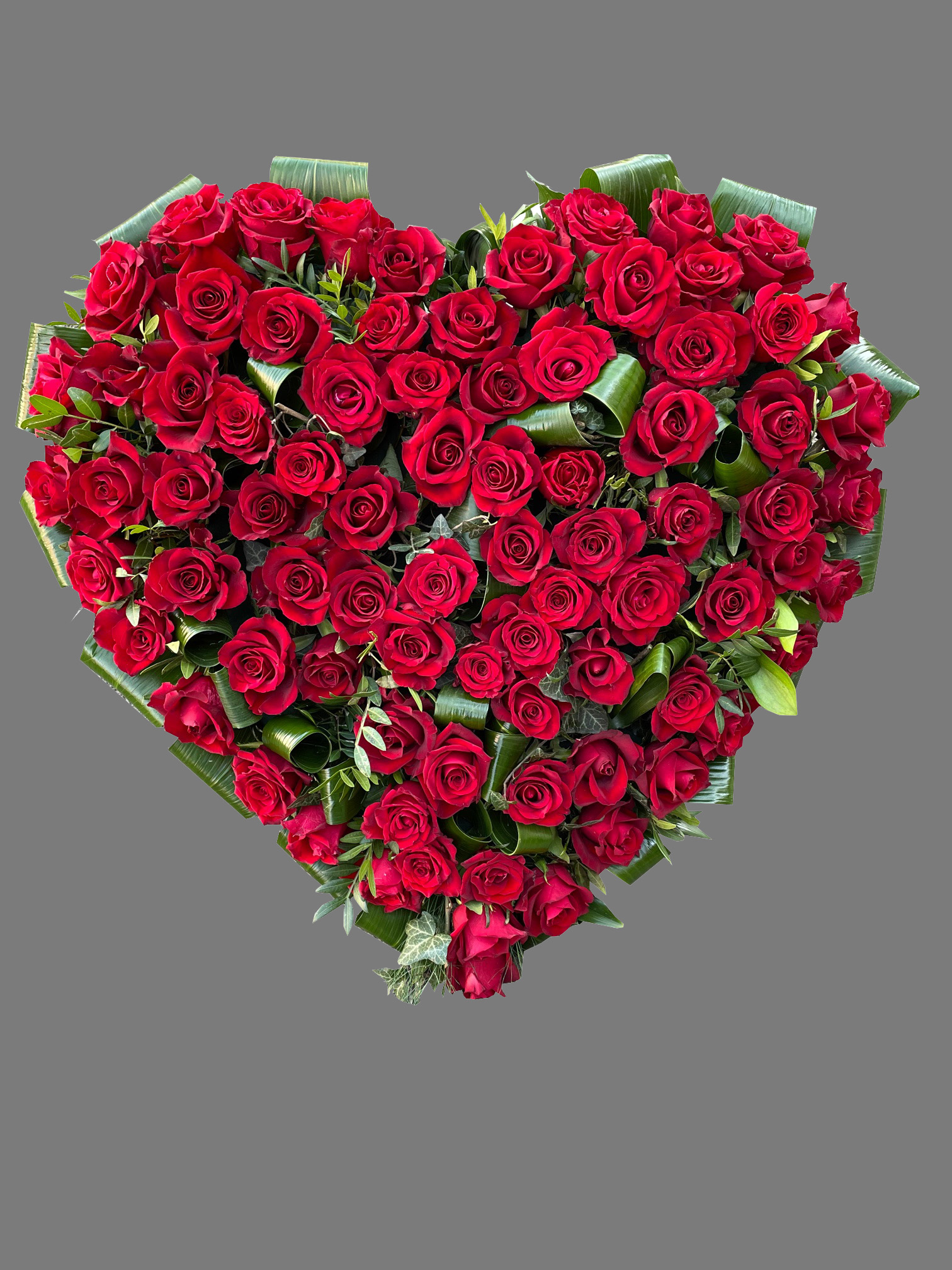 Inima trandafiri rosii